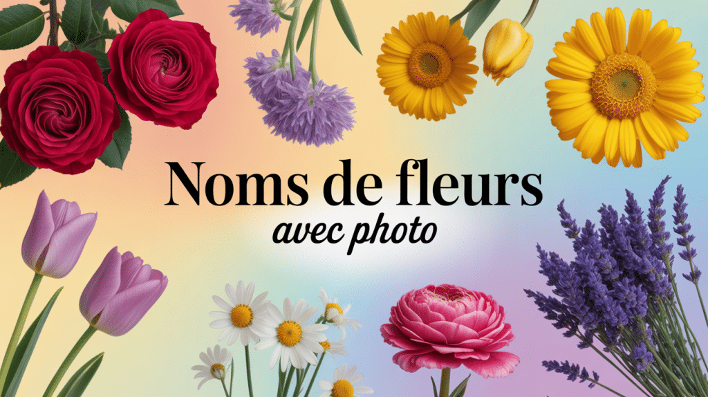 Noms de Fleurs avec Photo - Guide Visuel